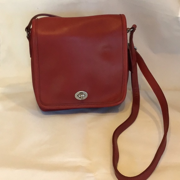 Coach | Bags | Rare Red Vintage Coach Court Bag | Poshmark